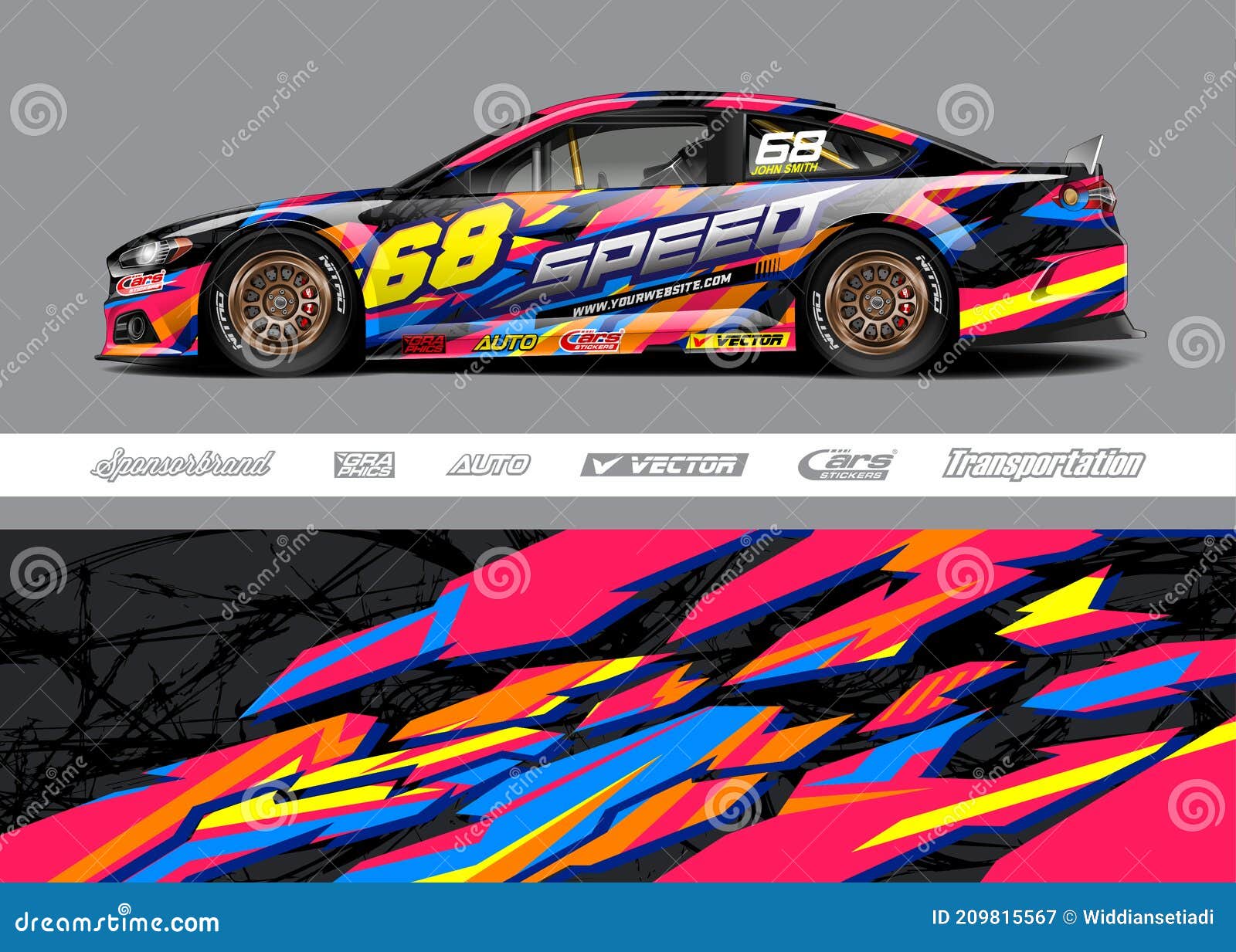 Car Livery Designs. Abstract Sripe Racing Background Vector ...