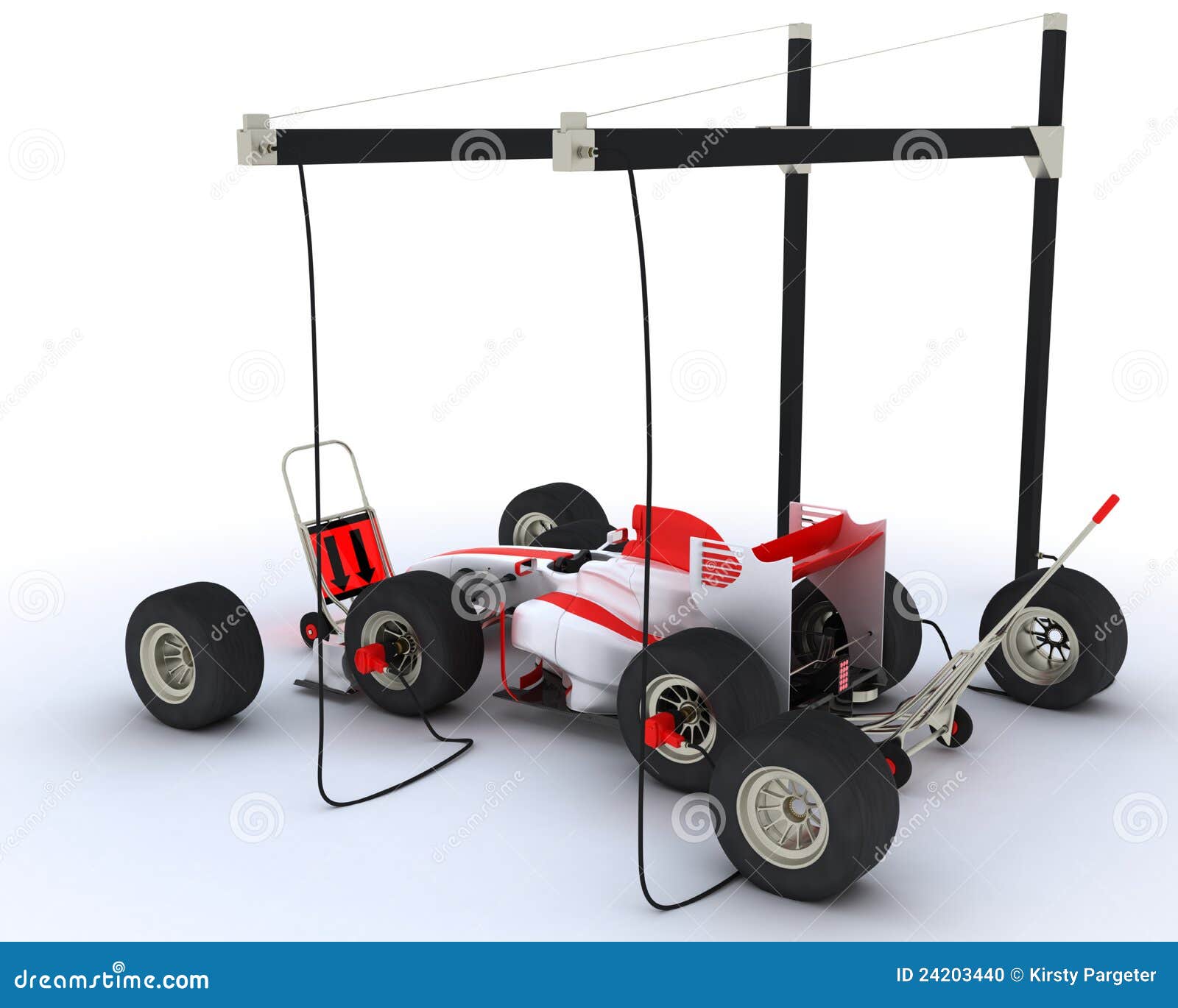 Race car pit stop stock illustration. Illustration of race - 24203440