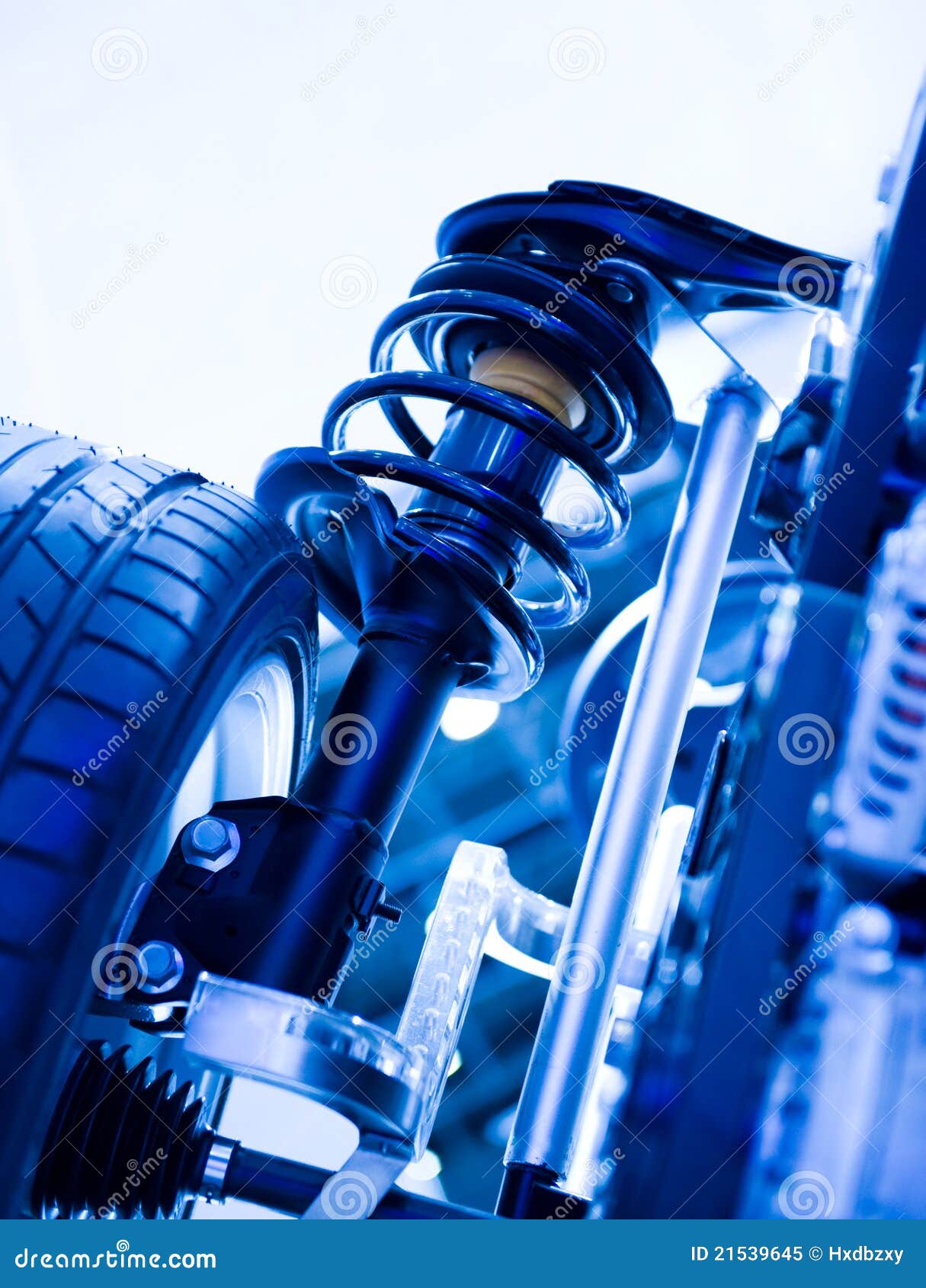 Race car shock absorber stock image. Image of engine - 21539645