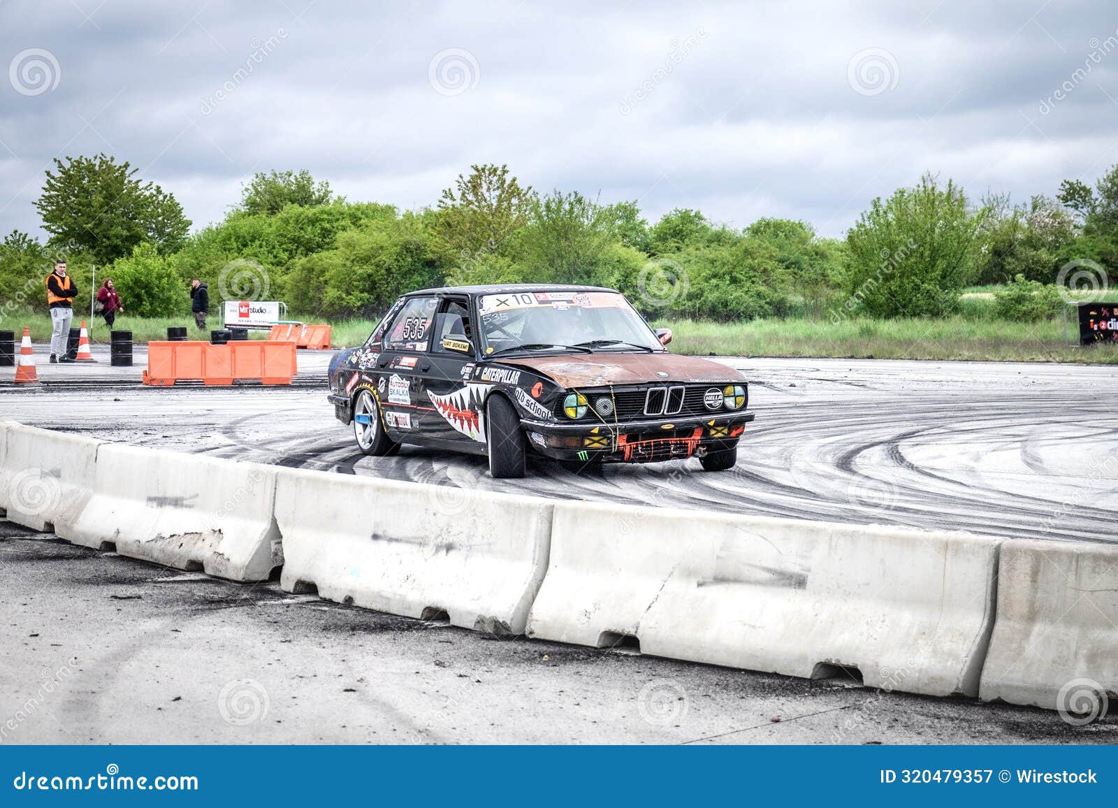 Race Car Speeding on a Rac, Drifting Track Editorial Photography ...