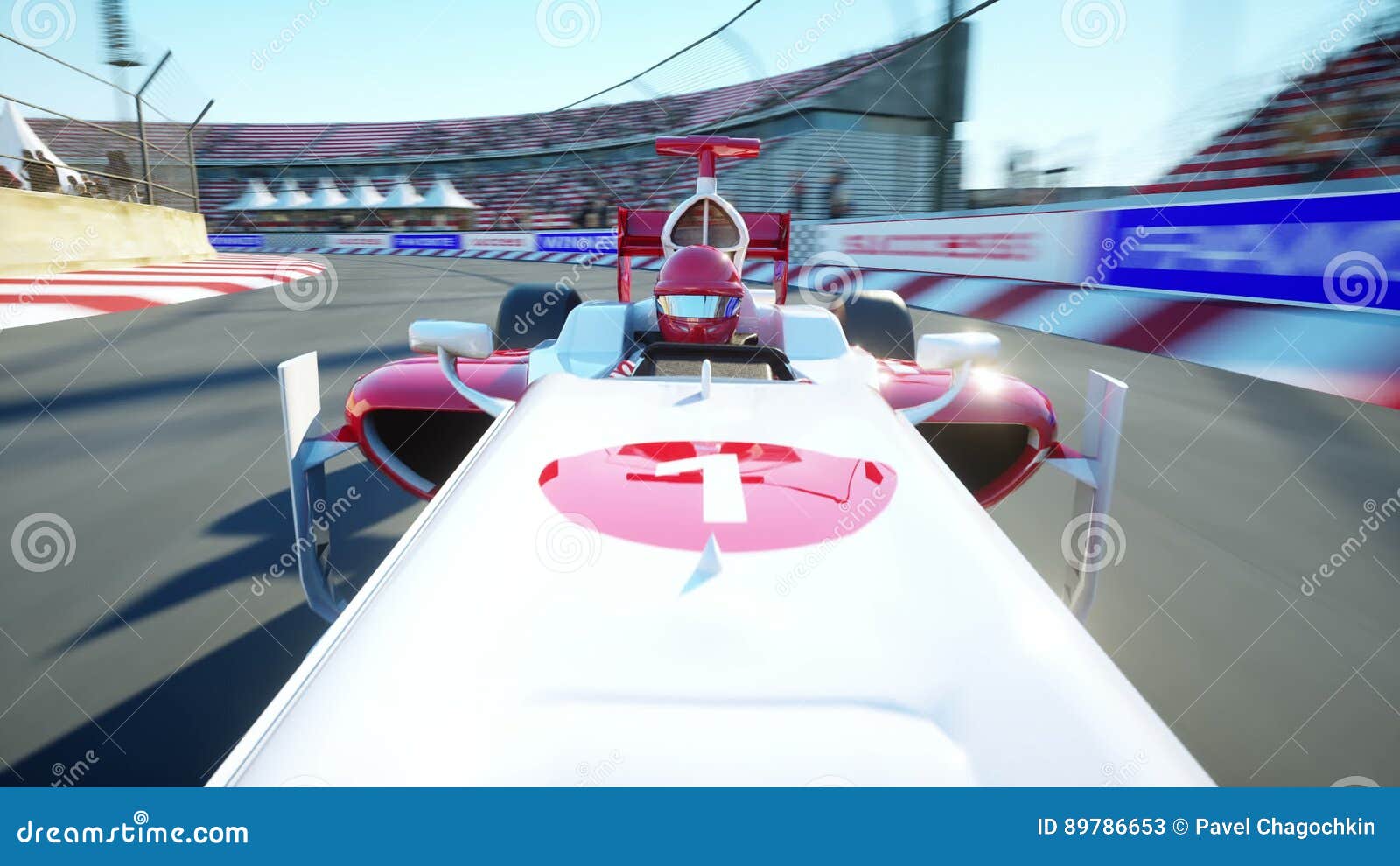 Race Car. Very Fast Driving. Realistic 4K Animation. Stock Video ...