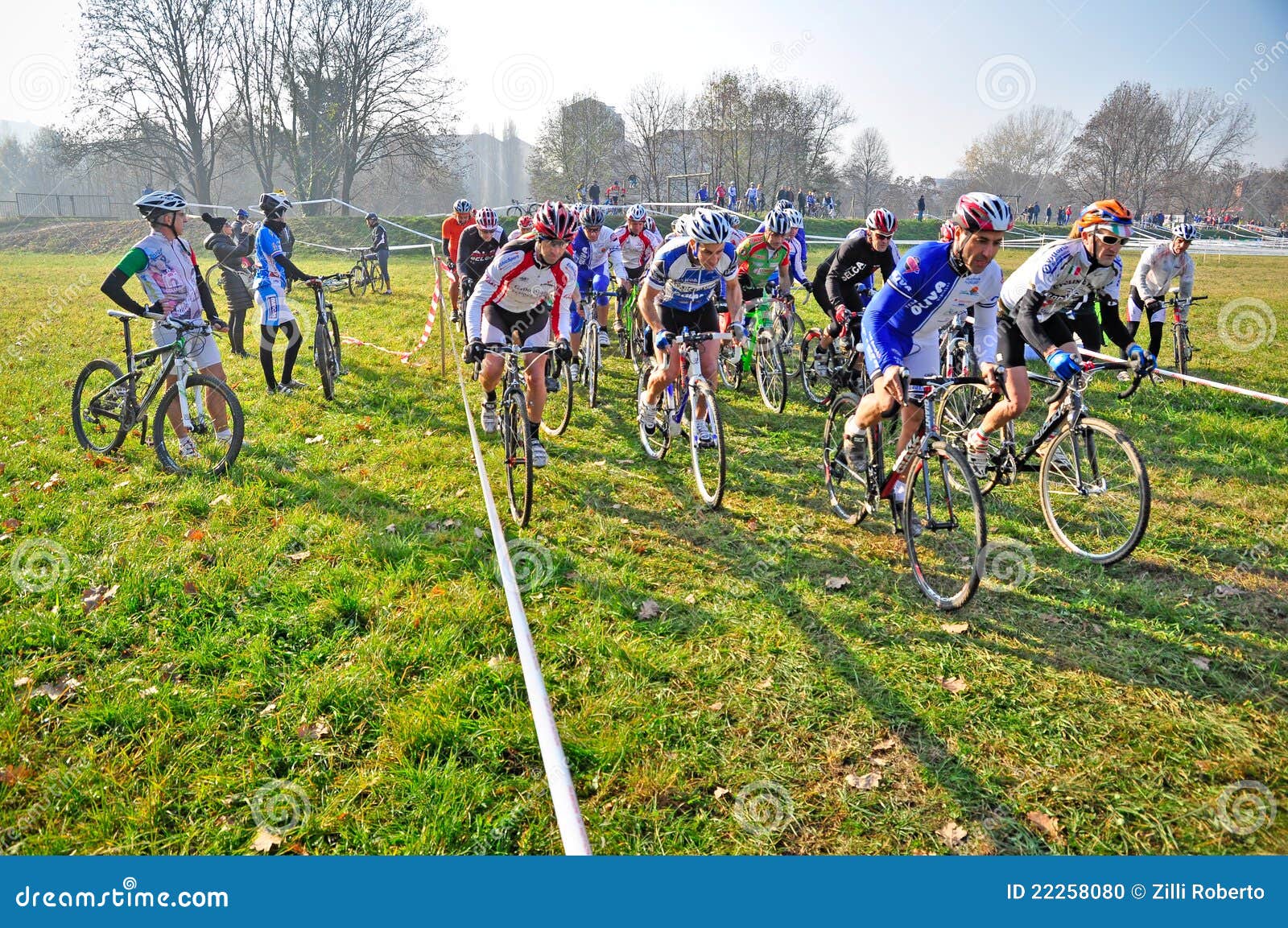 Race of cyclocross editorial image. Image of grass, competition - 22258080