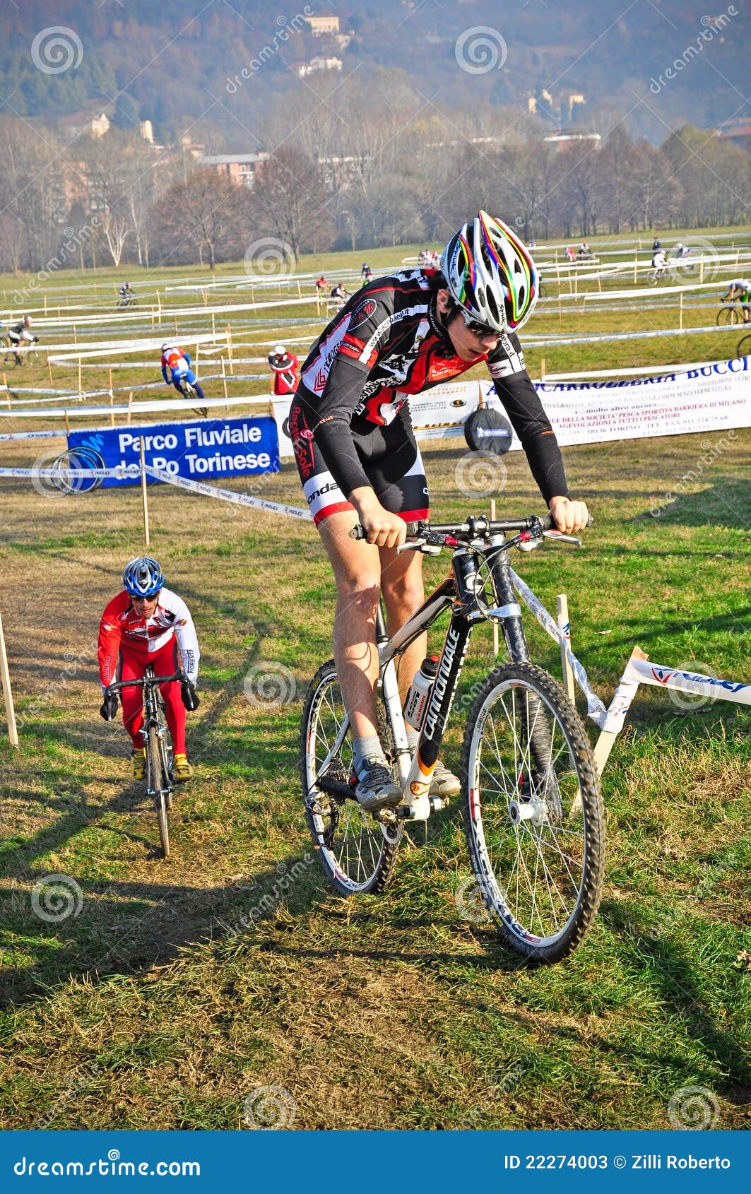 Race of cyclocross editorial stock photo. Image of torino - 22274003