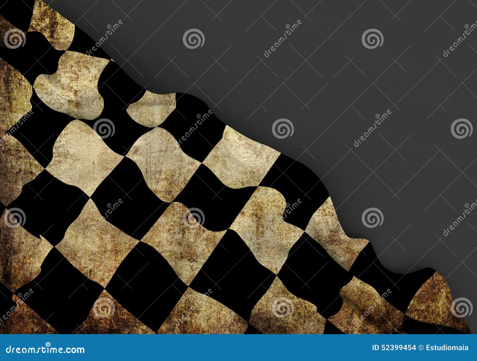 Race 3d corner dirty flag stock illustration. Illustration of fast ...