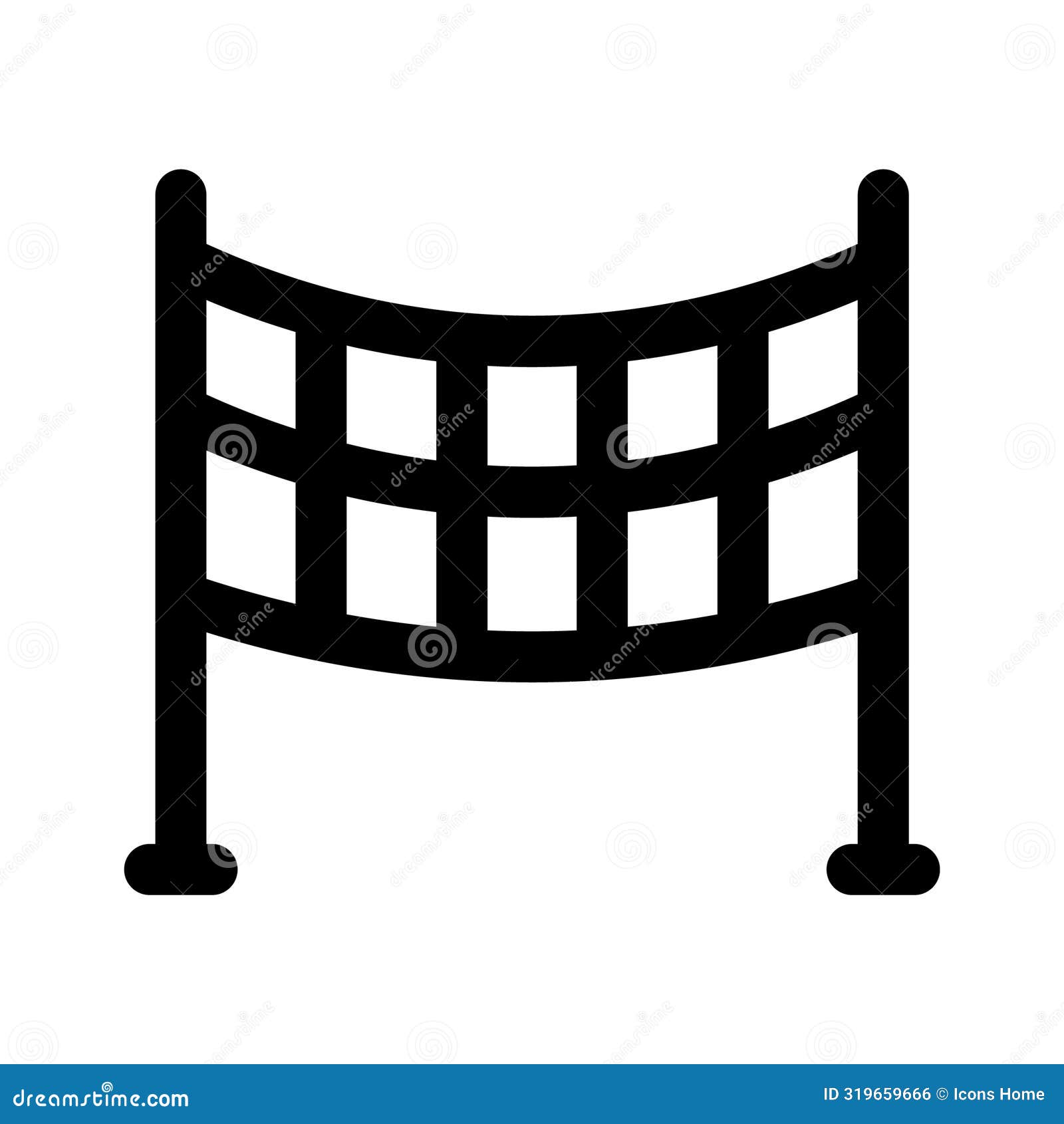 Race Ending Point, Get this Amazing Icon of Finish Line Stock Vector ...