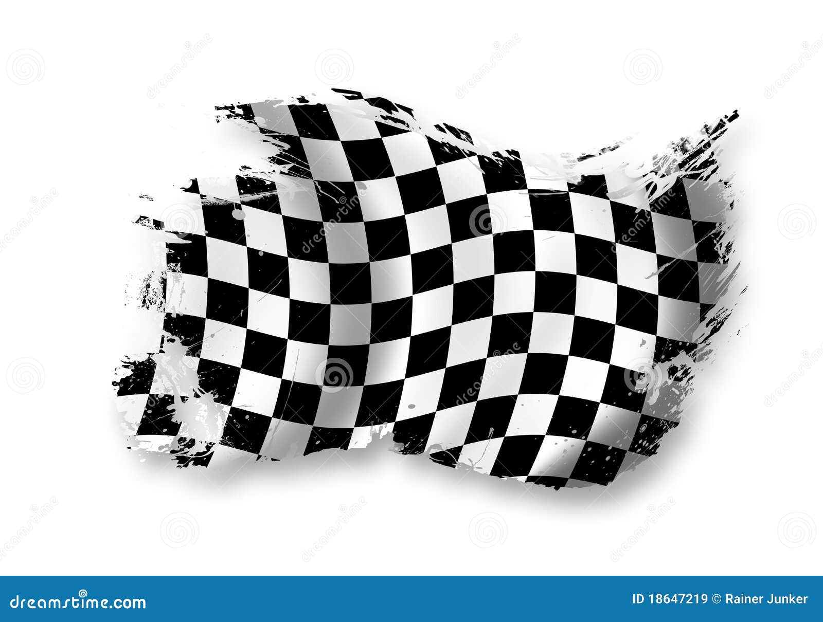 Race flag stock illustration. Illustration of finish - 18647219