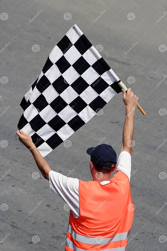 Race flag stock image. Image of action, competition, line - 2827893