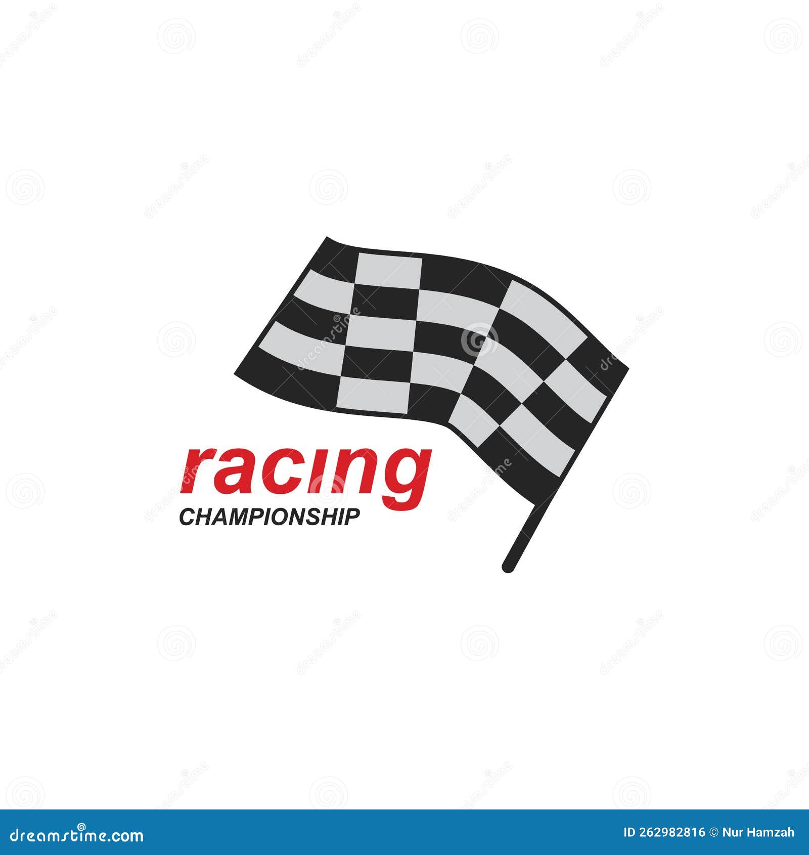 Race flag icon design stock vector. Illustration of racing - 262982816