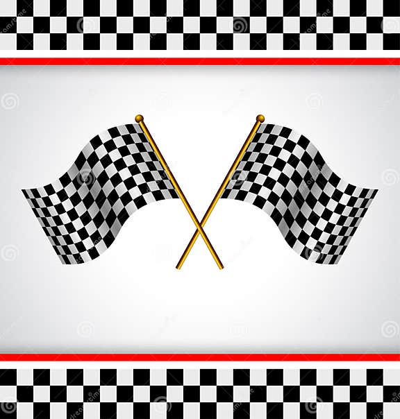Race flag stock illustration. Illustration of motor, design - 41668713