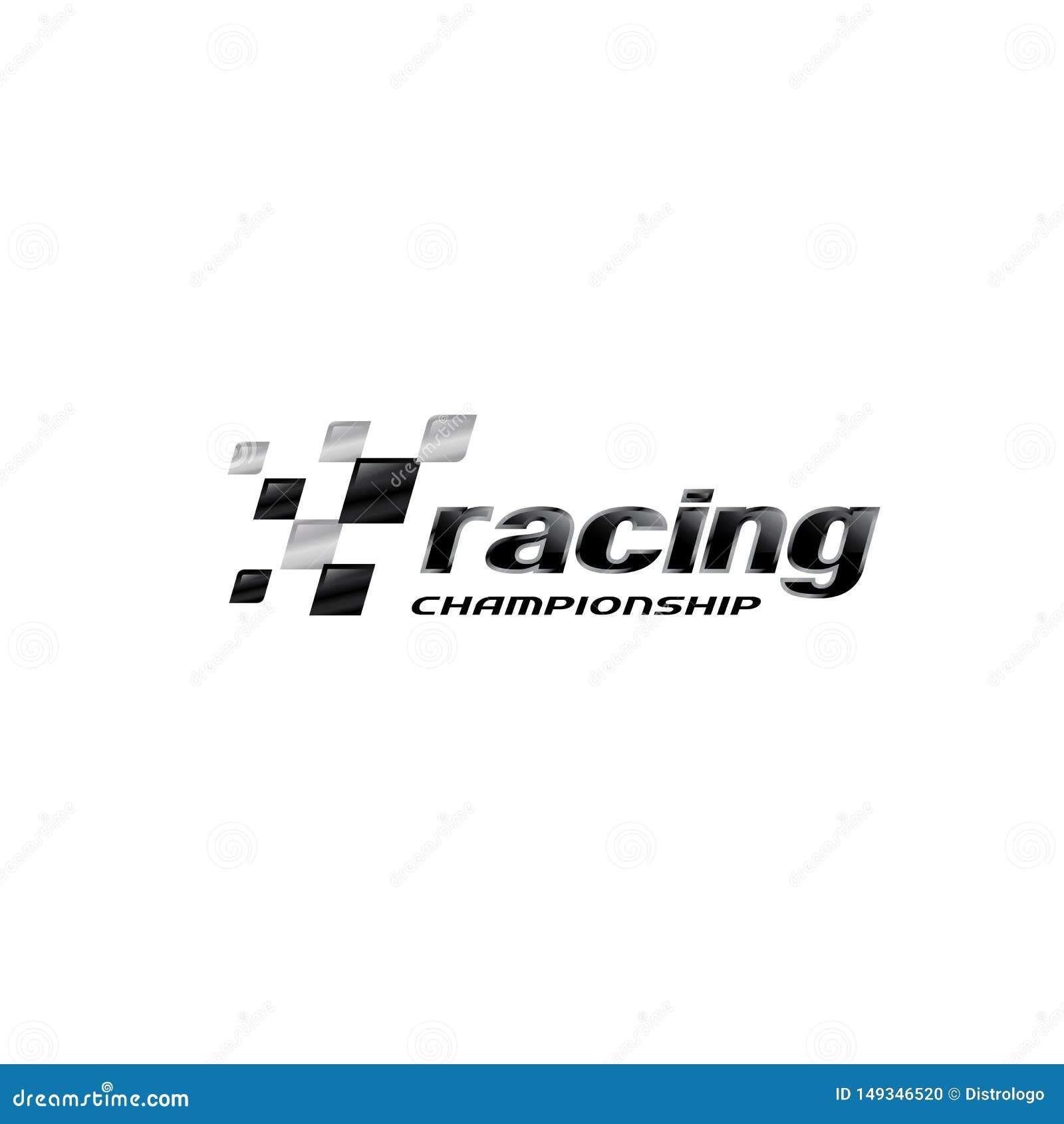 Race Flag Vector Icon Symbol. Simple Design Checkered Flag Logo ...