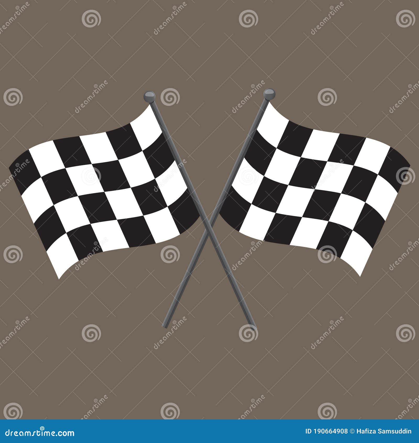 Race Flags. Vector Illustration Decorative Design Stock Vector ...