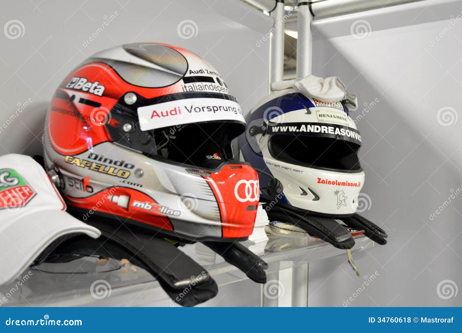 Race helmets editorial stock photo. Image of italia, dindo - 34760618