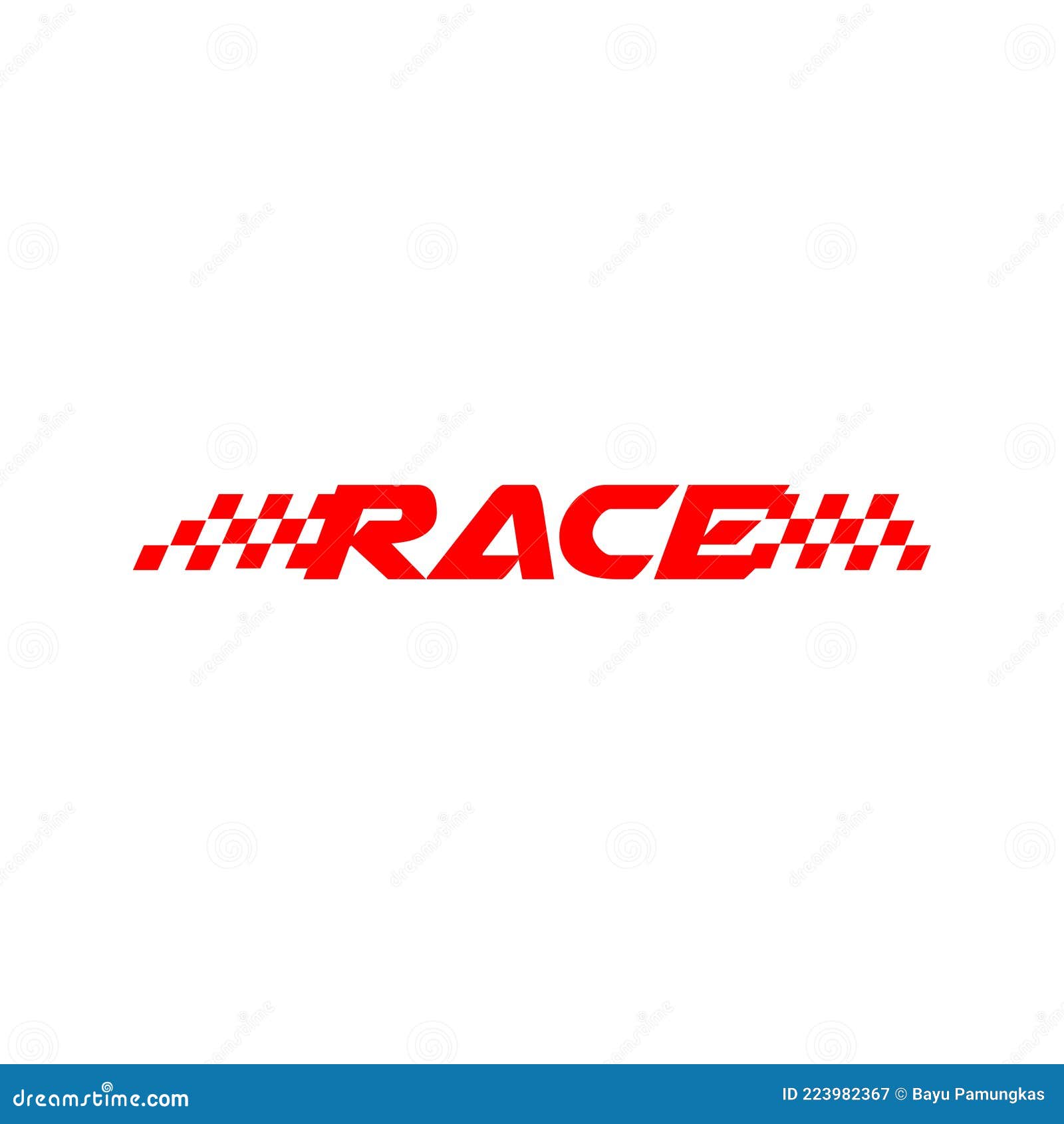 Race Letter Logo Vector Element. Racing Logo Template Stock Vector ...