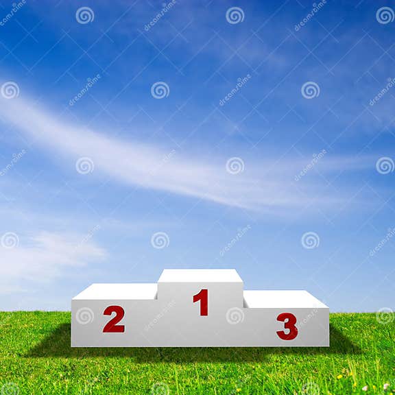 Race Podium stock illustration. Illustration of competition - 6568196