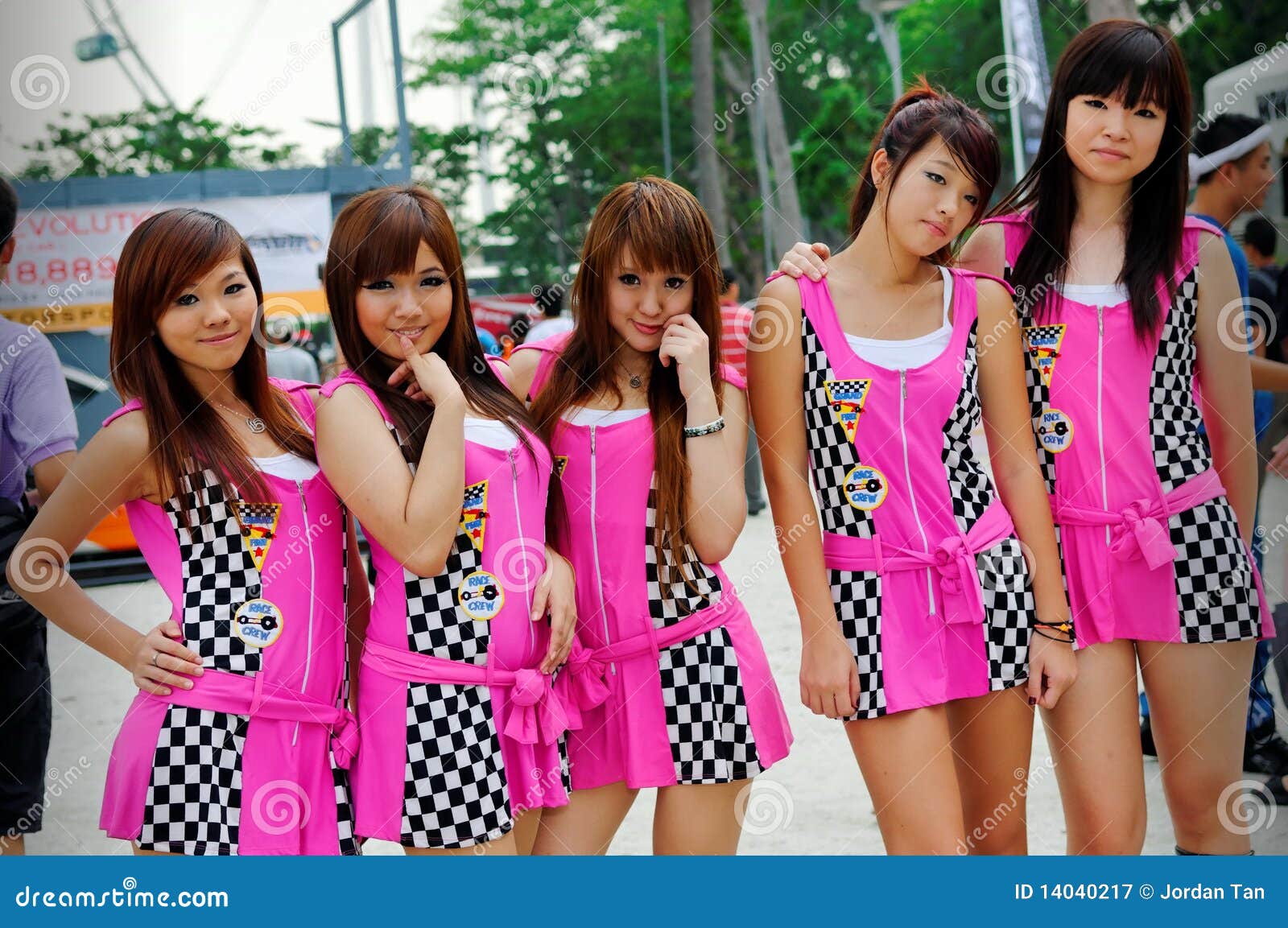 Race Queens Posing at Formula Drift 2010 Editorial Photography - Image ...