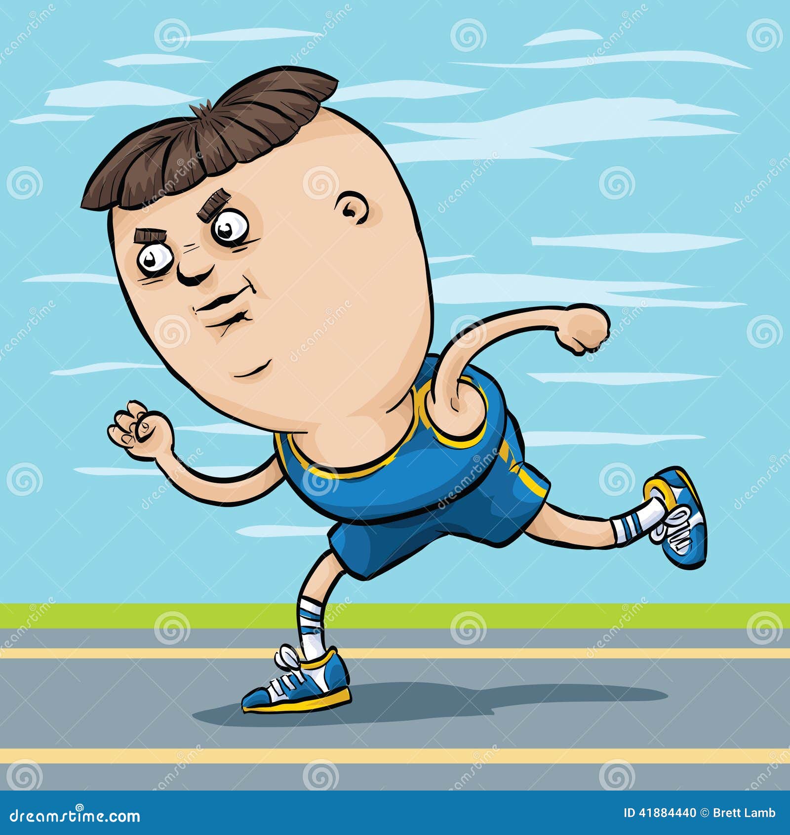 Race Runner stock illustration. Illustration of marathoner - 41884440