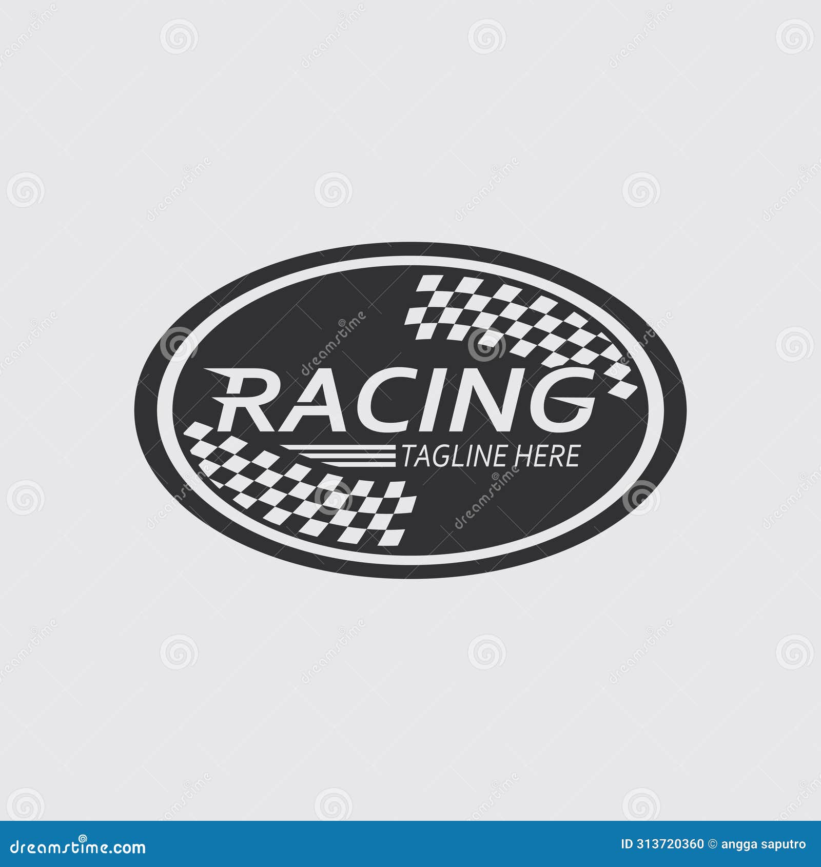 Race and Speed Logo Icon Vector Race Flag Racing Illustration Logo ...