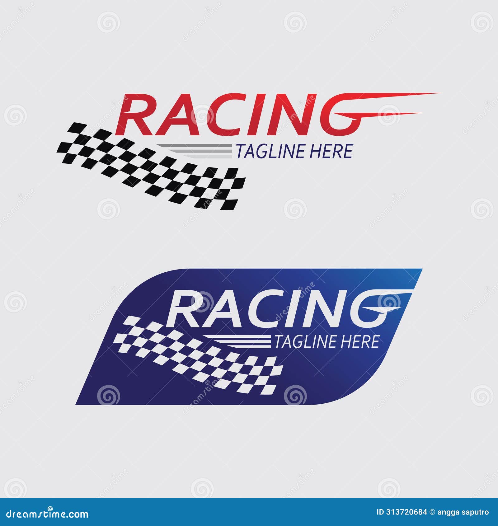 Race and Speed Logo Icon Vector Race Flag Racing Illustration Logo ...
