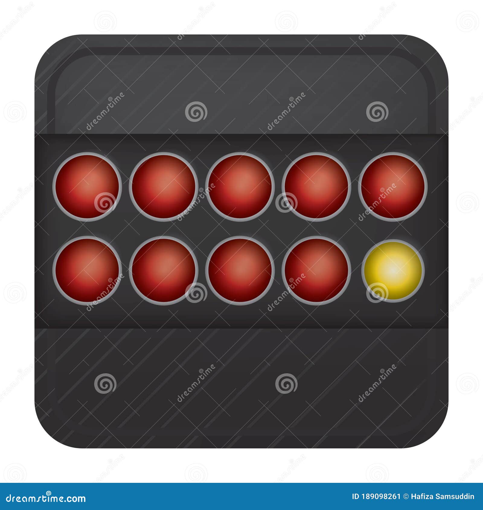 Race Start Lights. Vector Illustration Decorative Design Stock Vector ...