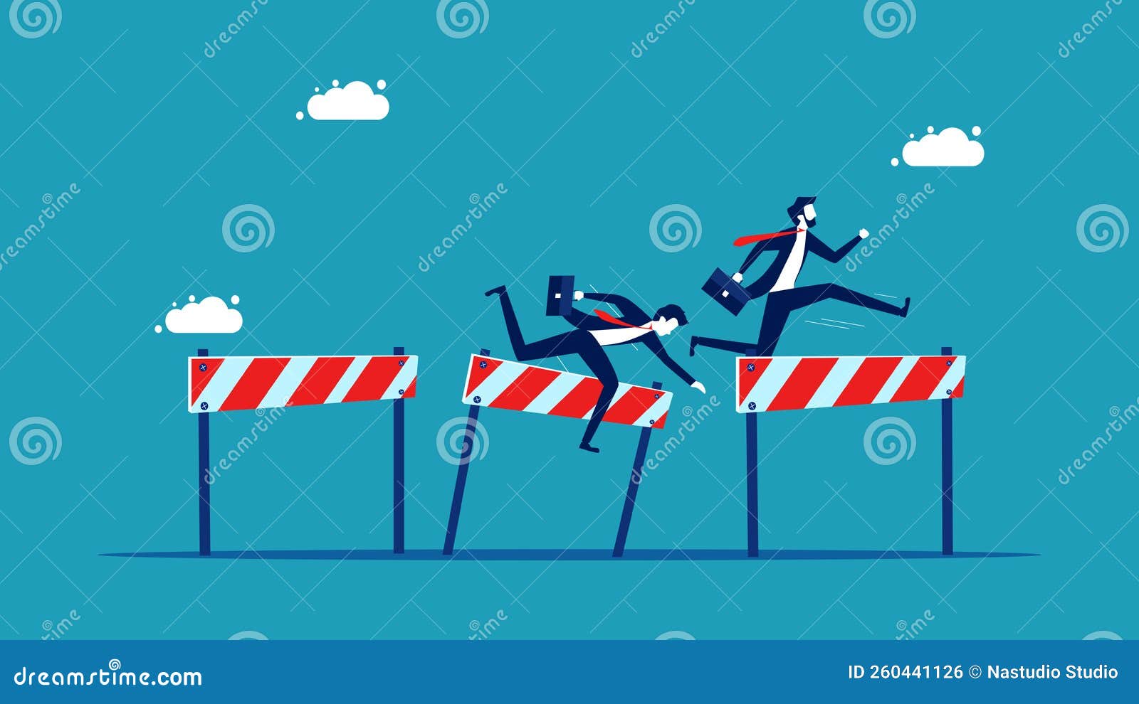 Race To Overcome Obstacles. Businessman Jumping Over Obstacles Stock ... Race To Overcome Obstacles. Businessman Jumping Over Obstacles Stock ...
