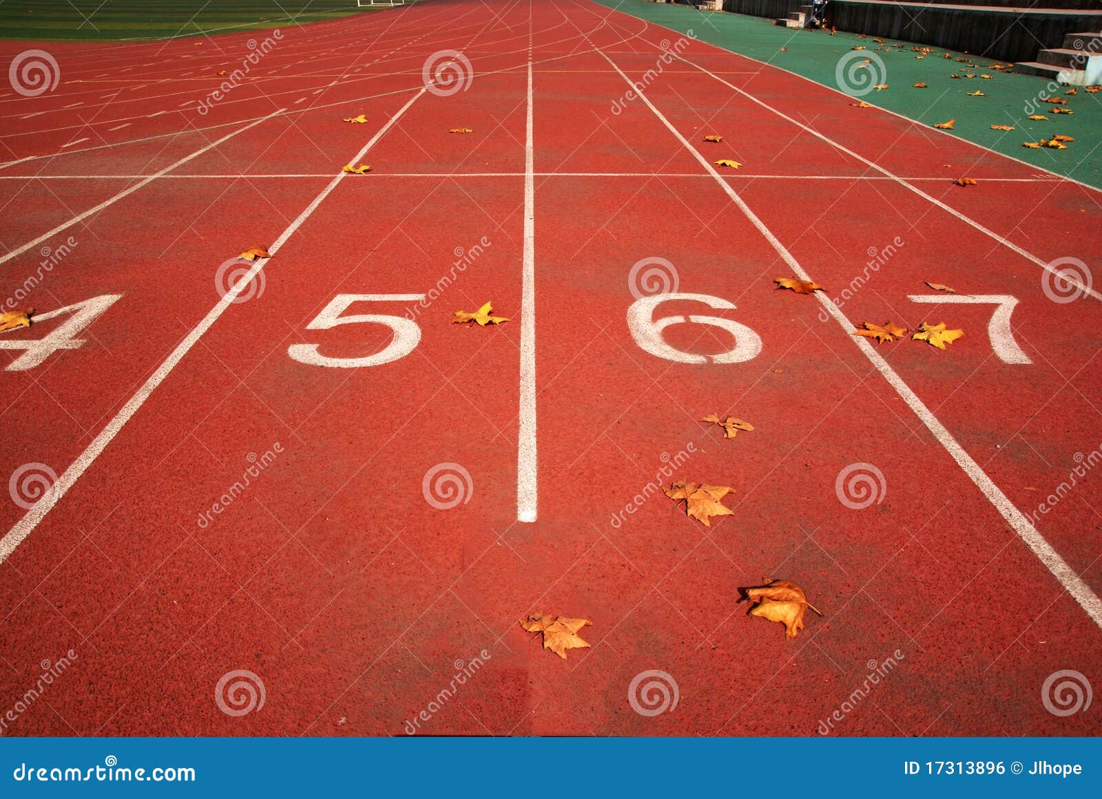 Race track stock photo. Image of horizontal, number, lanes - 17313896
