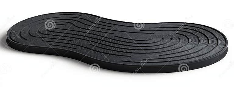 Race Track with Asphalt Surface, Isolated on White Stock Image - Image ...