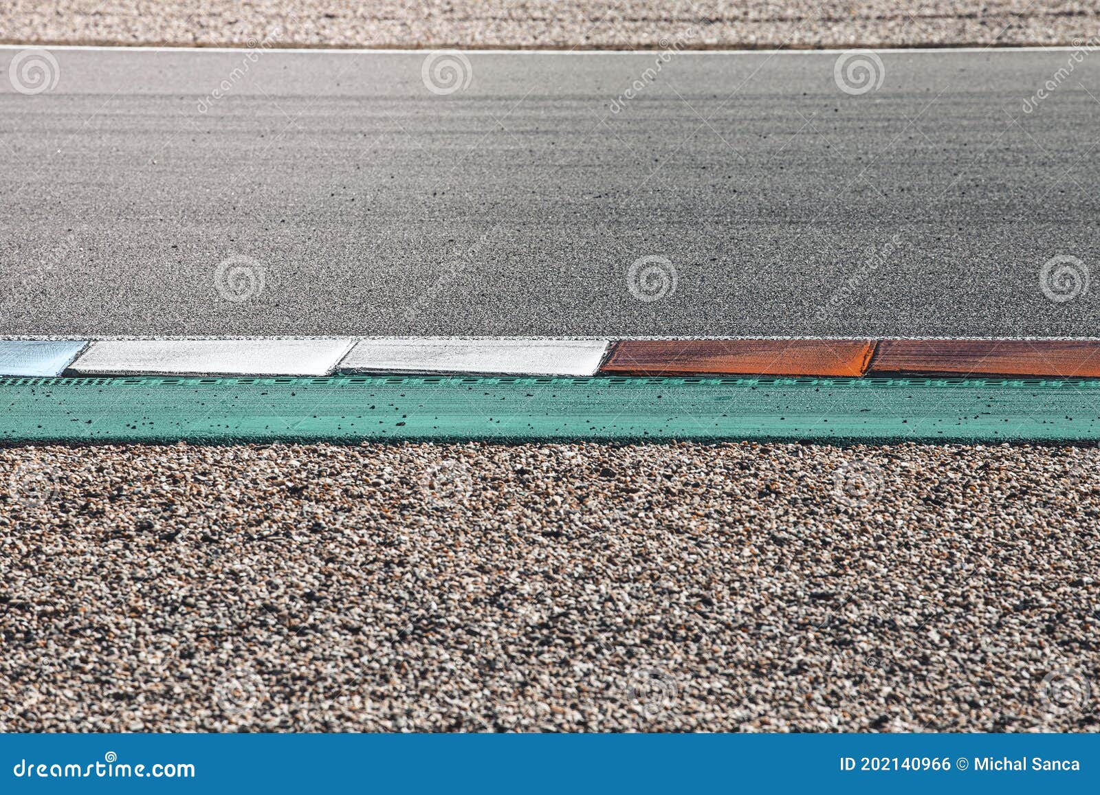 Race Track Detail. Circuit Horizontal Image, Side View Stock Photo ...