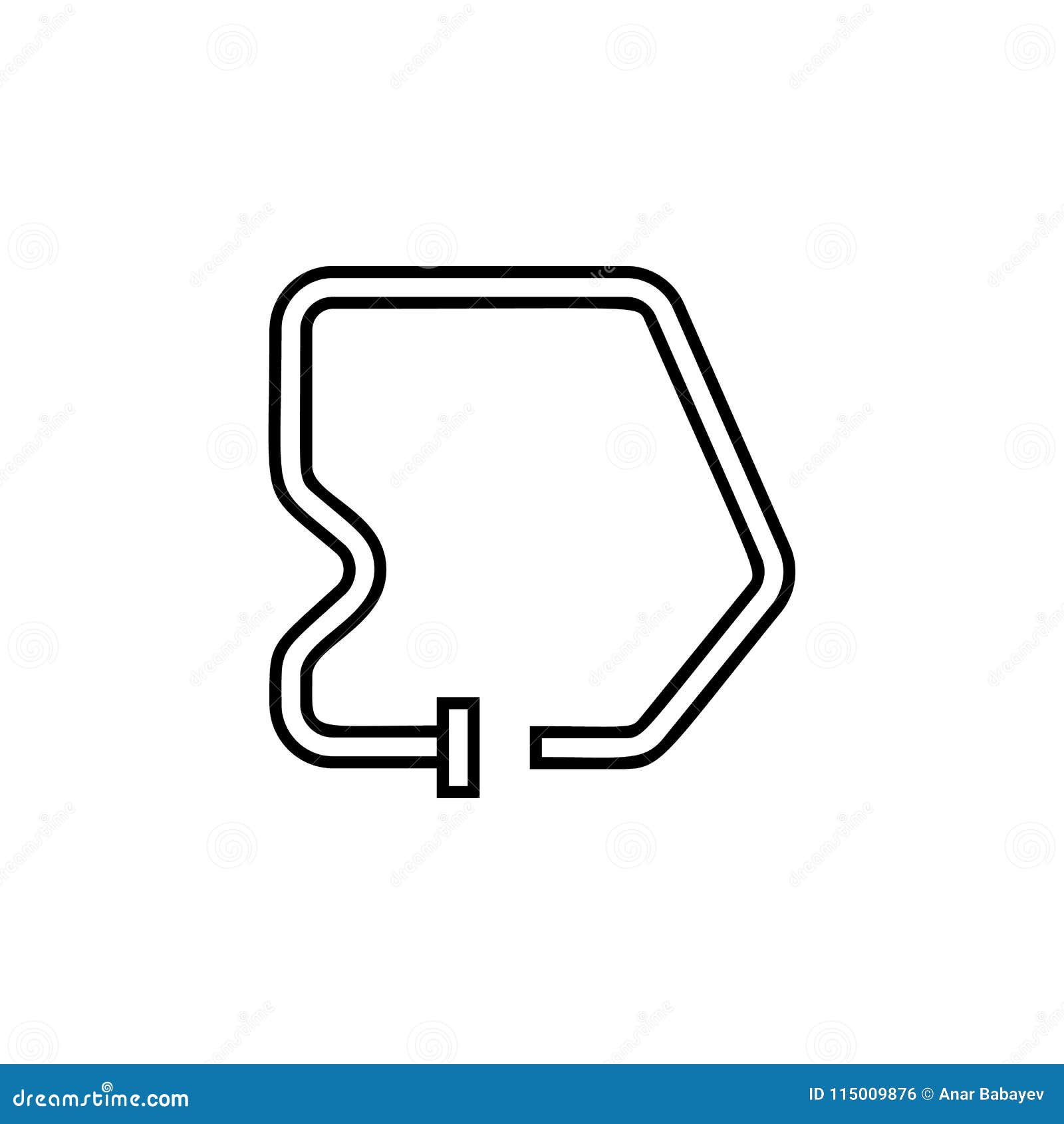 Race Track Icon. Element of Racing for Mobile Concept and Web Apps Icon ...