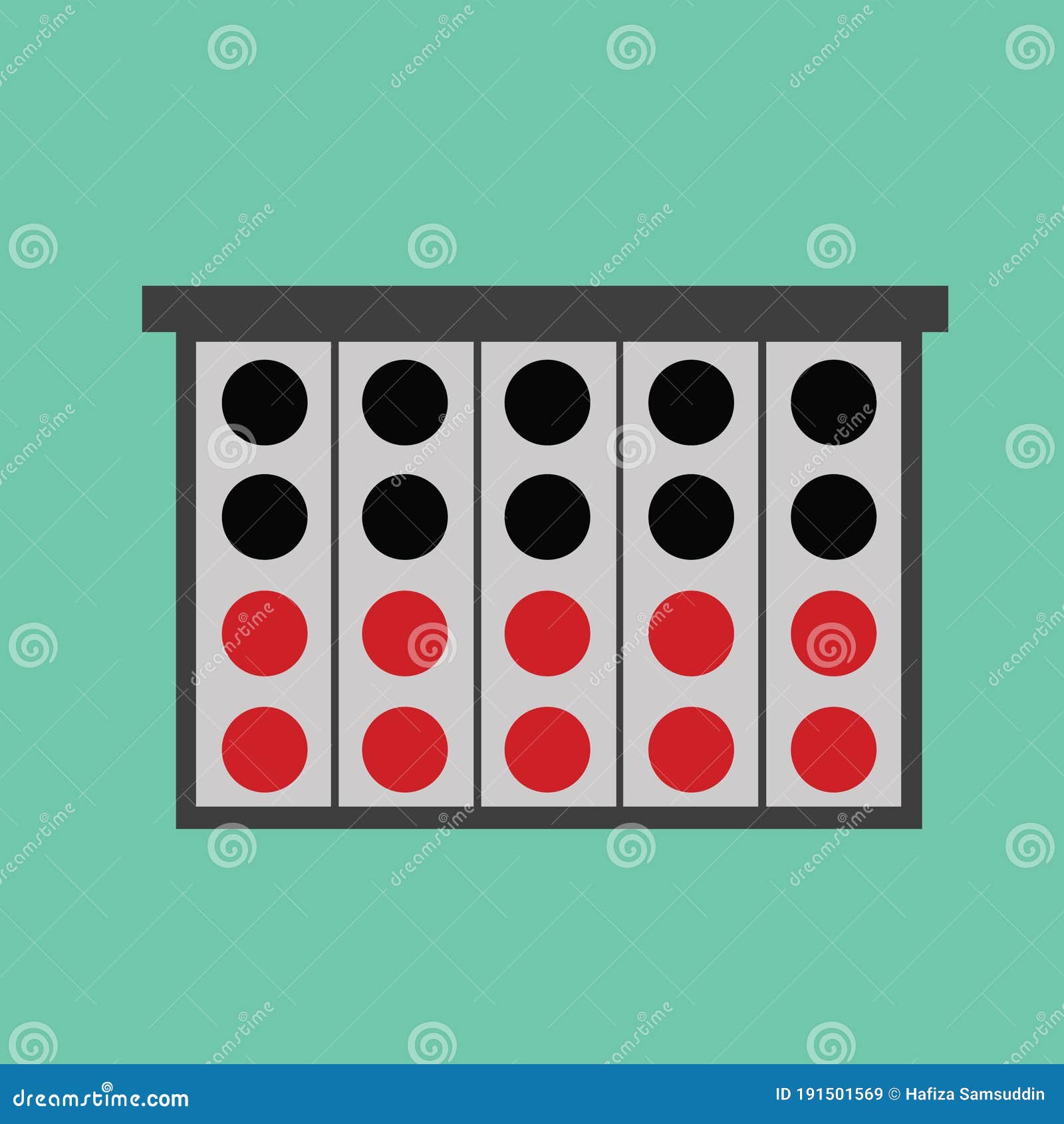 Race Track Lights. Vector Illustration Decorative Design Stock Vector ...