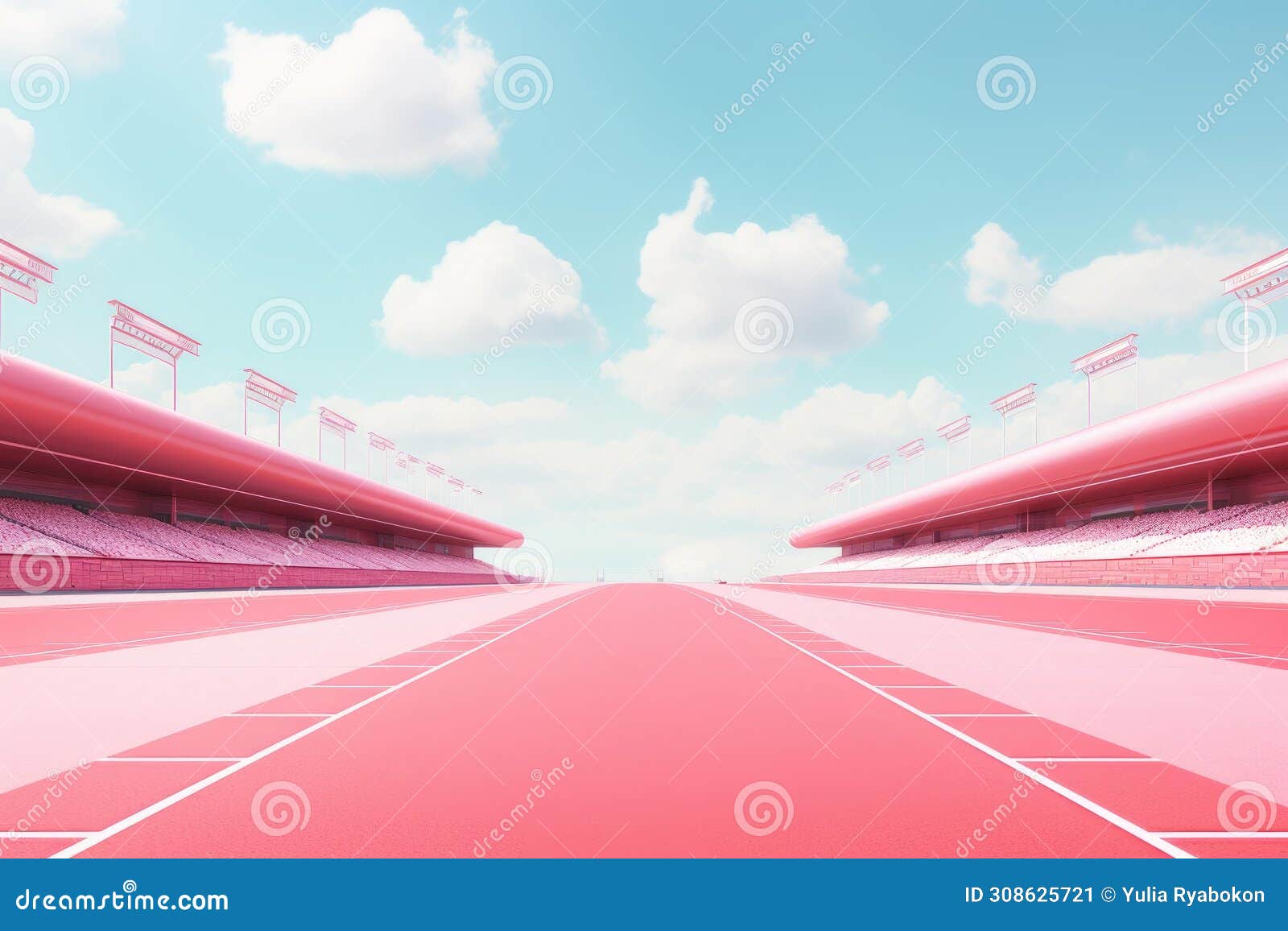 Race Track Mockup. Generate Ai Stock Image - Image of finish, blur ...