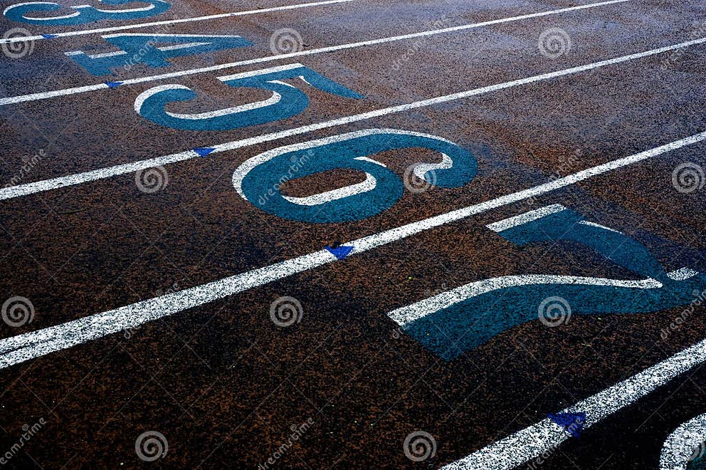 Race Track Numbers stock photo. Image of dark, five, compete - 3056638