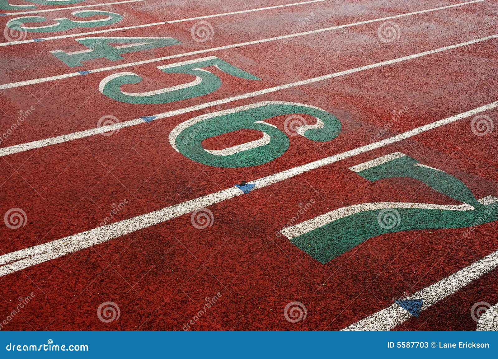 Race Track Numbers Picture. Image: 5587703