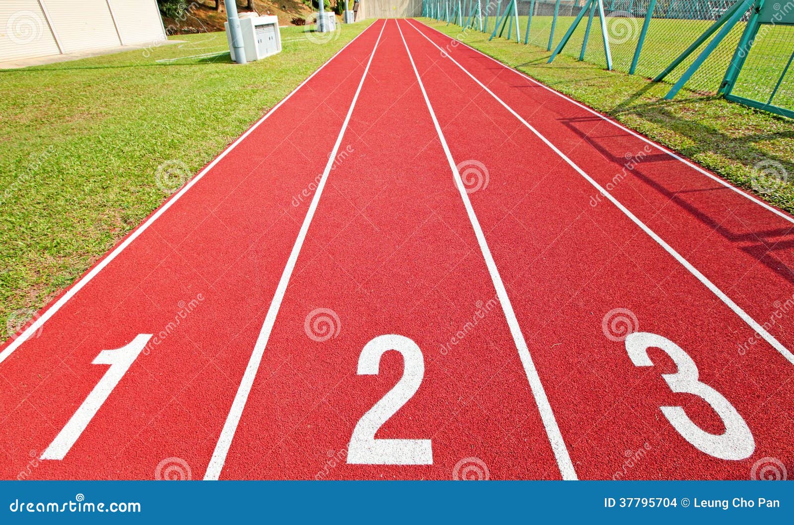 Race track in red stock photo. Image of race, athlete - 37795704