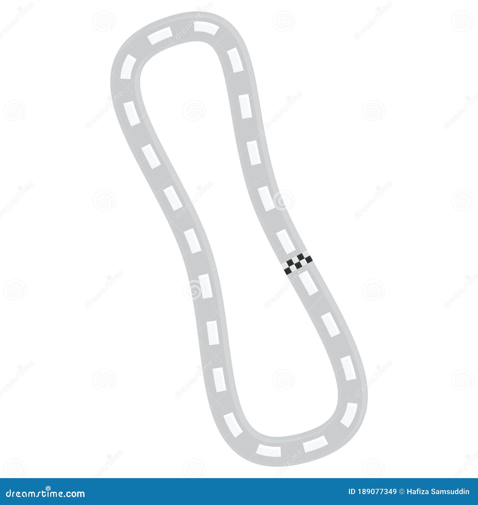 Race Track. Vector Illustration Decorative Design Stock Vector ...