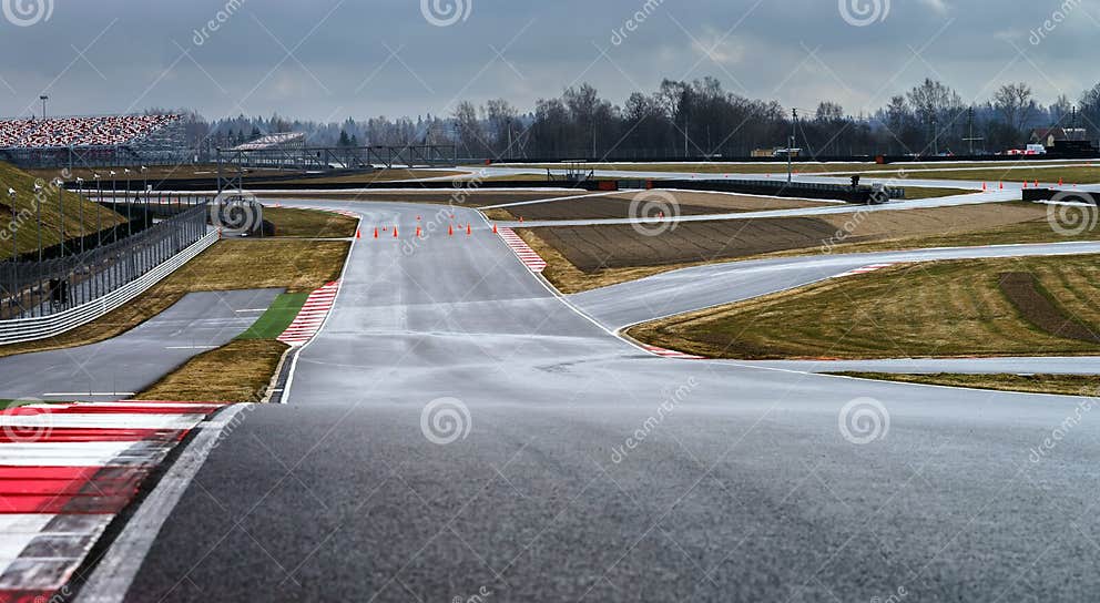 Race way track line stock image. Image of road, automobile - 31145835