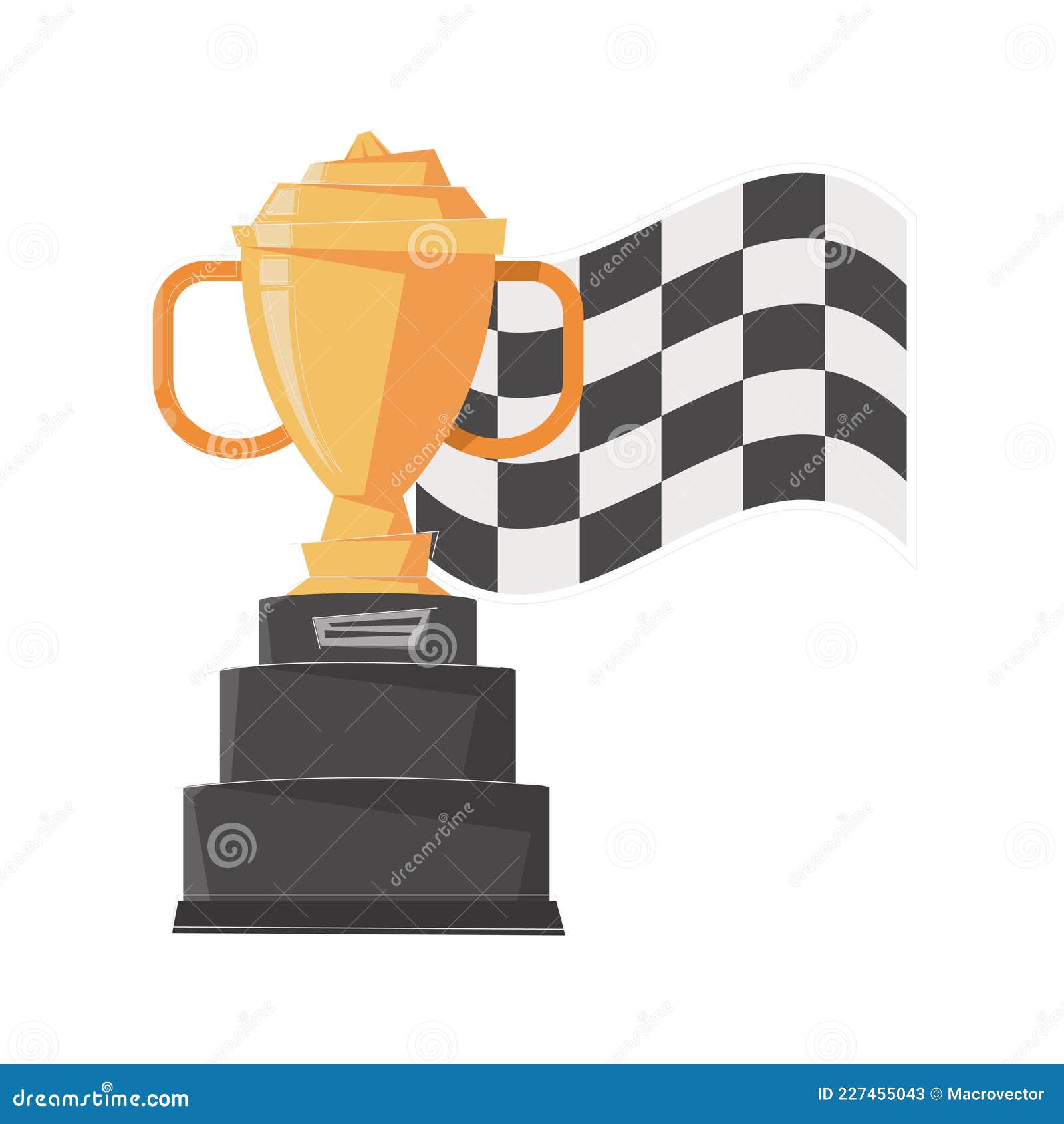Race Winner Icon stock vector. Illustration of winner - 227455043