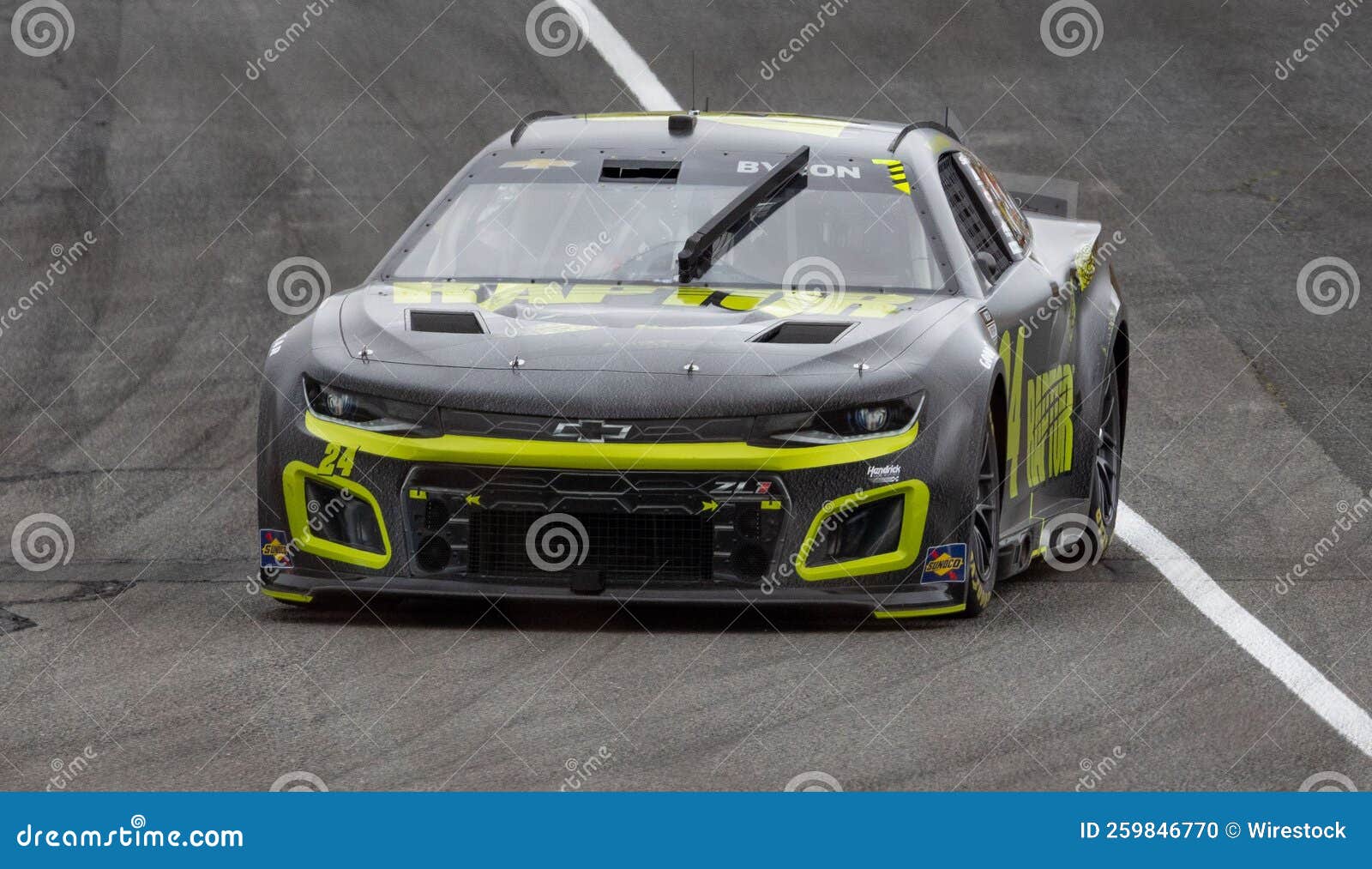 Racecar Moving through a Turn in the Track Editorial Image - Image of ...