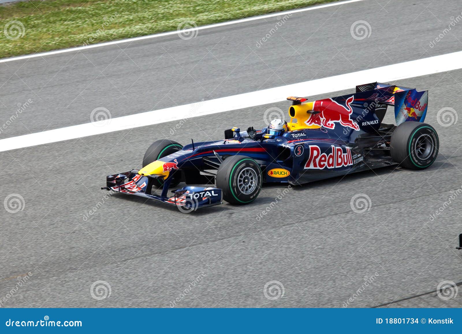 The Racer of a of RBR-Renault Editorial Stock Image - Image of ...