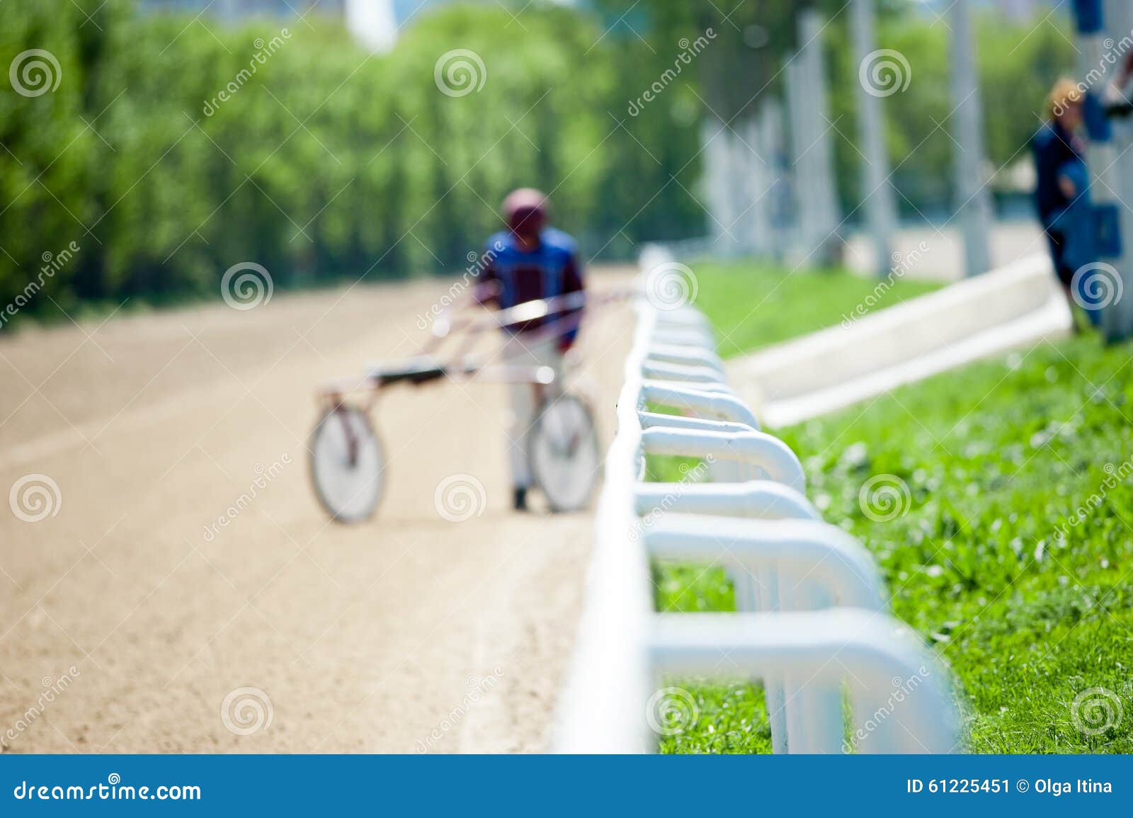 The Racetrack Blurry Background in Sunny Day Stock Image - Image of ...