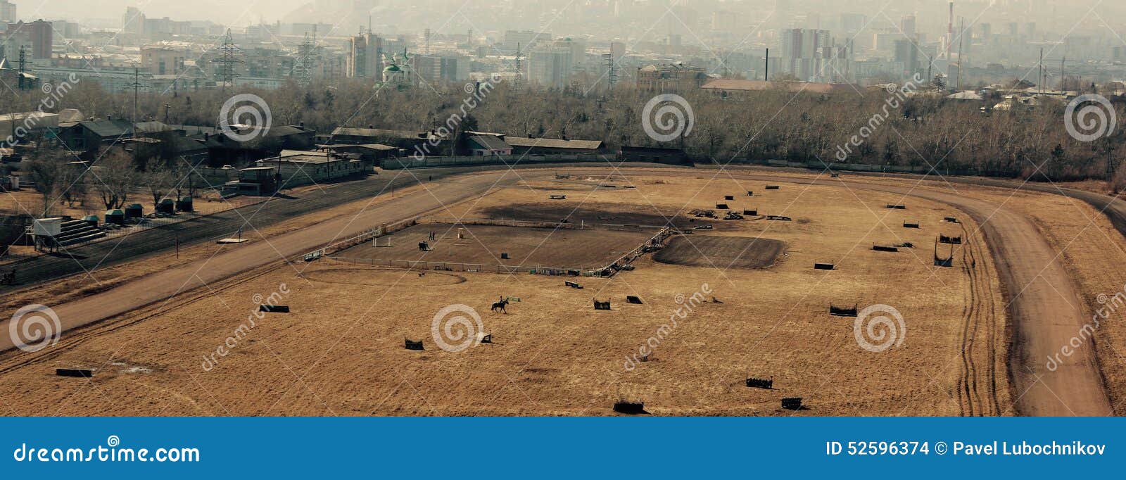 Racetrack in the city stock photo. Image of race, spring - 52596374