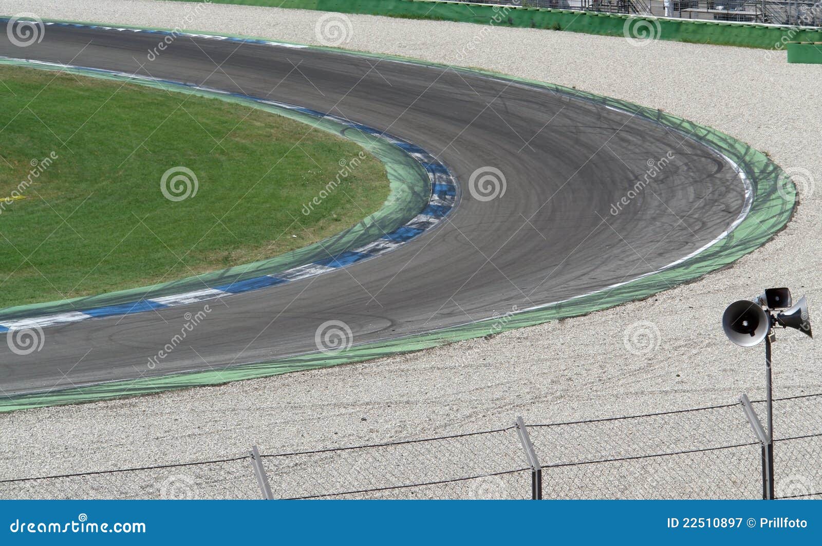 Racetrack curve stock image. Image of chicane, absence - 22510897
