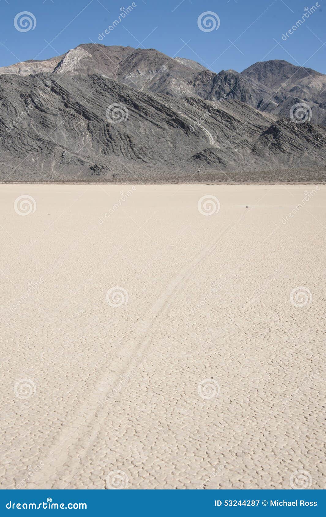 Racetrack Playa - Death Valley National Park Stock Image - Image of ...