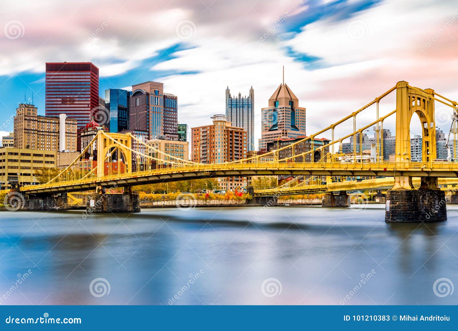 Rachel Carson Bridge image stock. Image du cityscape - 101210383