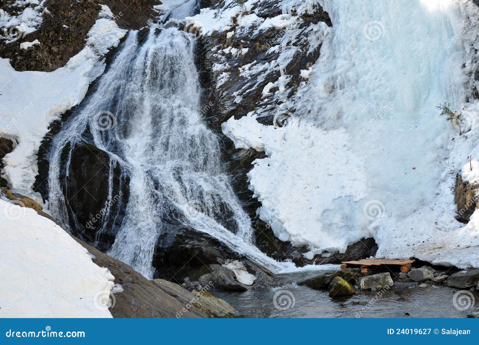 Rachitele Waterfall in Transylvania, Romania Stock Image - Image of ...