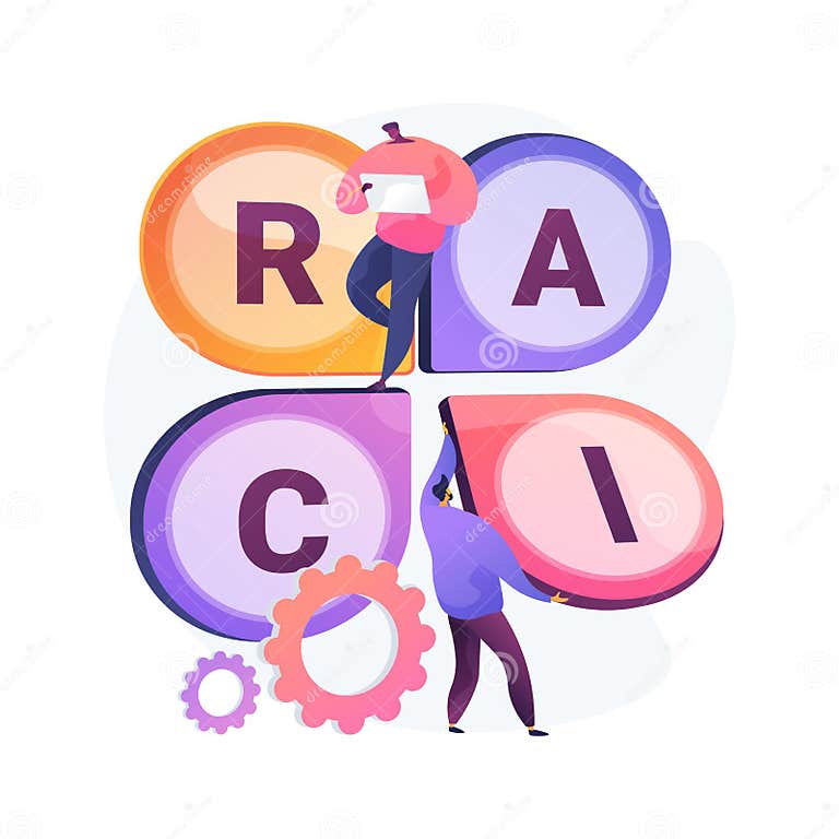 RACI Matrix Abstract Concept Vector Illustration Stock Vector ...