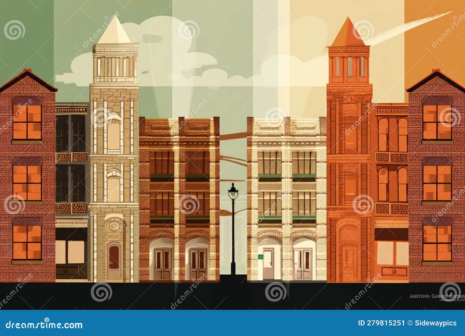 Racial Segregation - Generative AI Stock Illustration - Illustration of ...