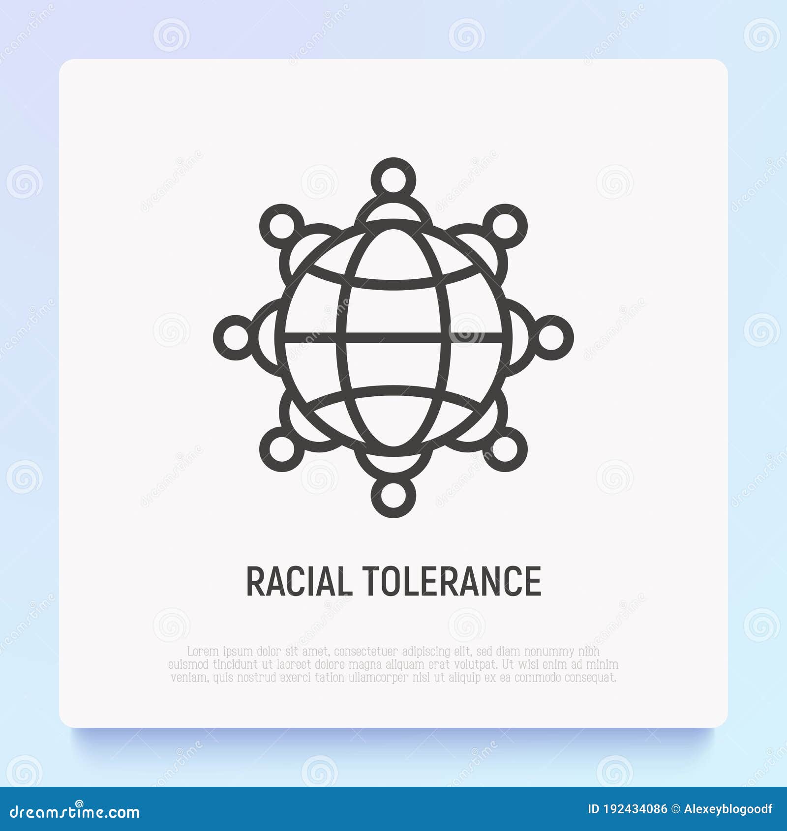 Racial Tolerance Conceptual Symbol, Martin Luther King Day, Zero ...
