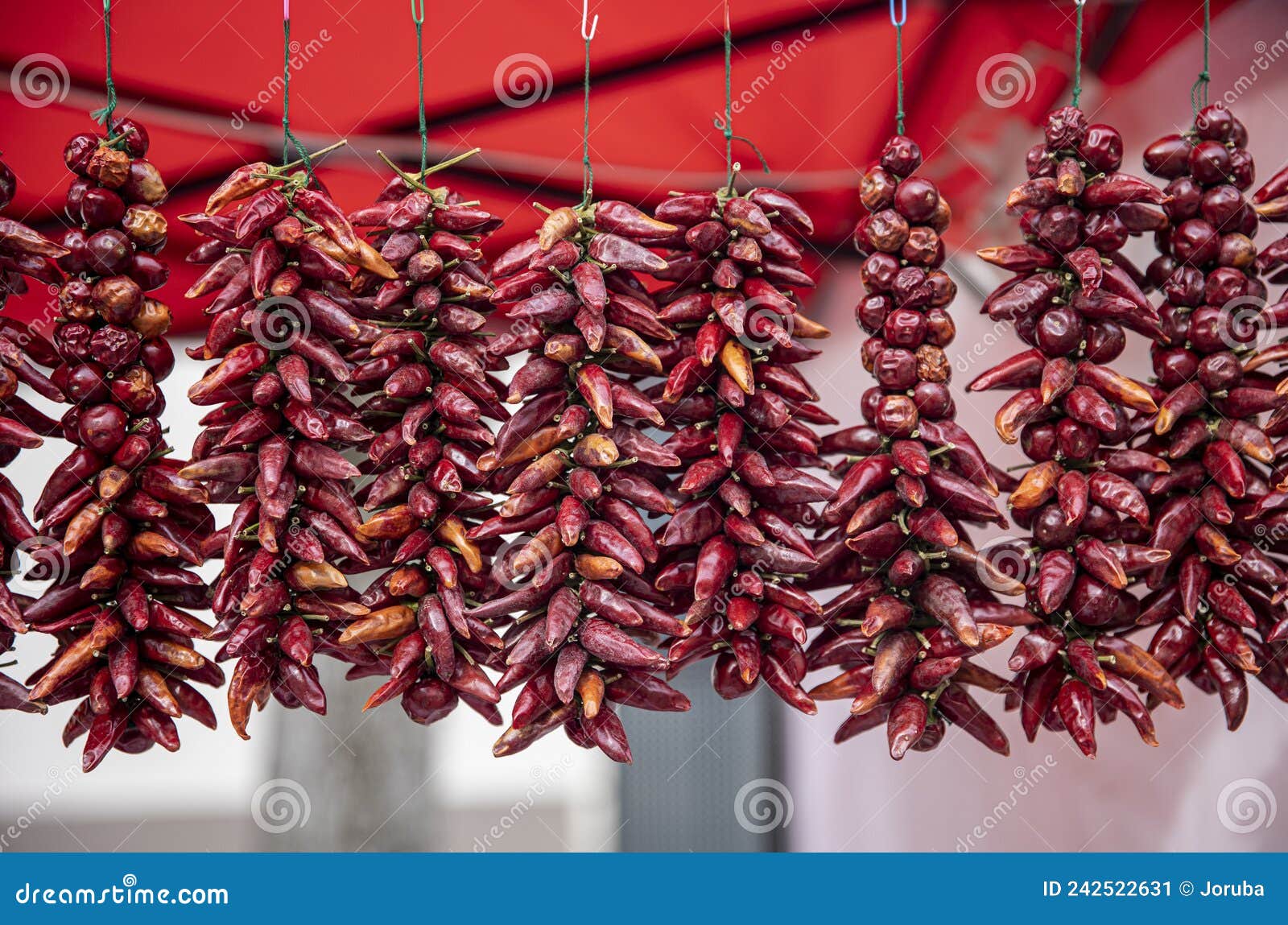 Racimo de chile seco imagen de archivo. Imagen de pimienta - 242522631
