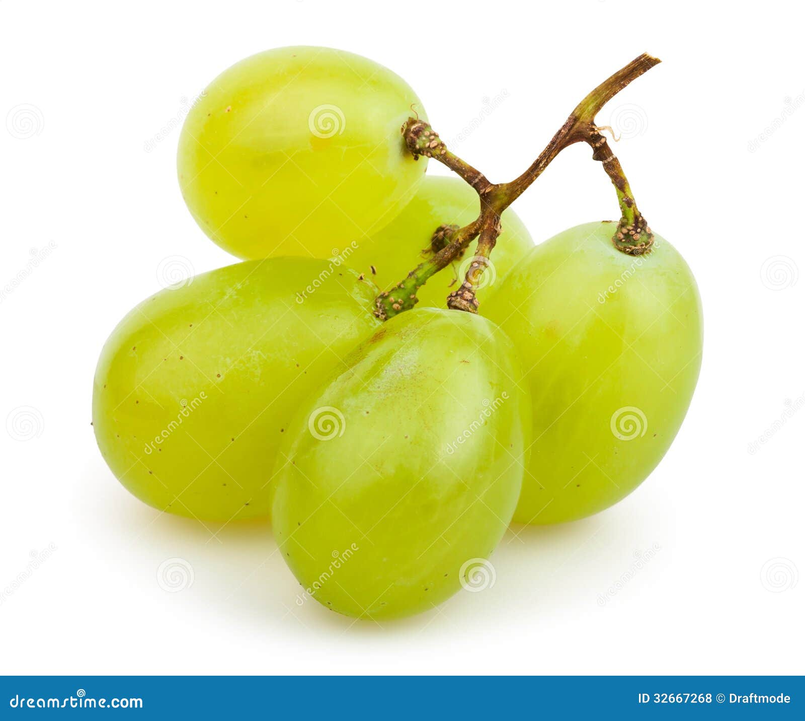 Racimo De Las Uvas Blancas Pequeño Foto de archivo - Imagen de jugoso ...