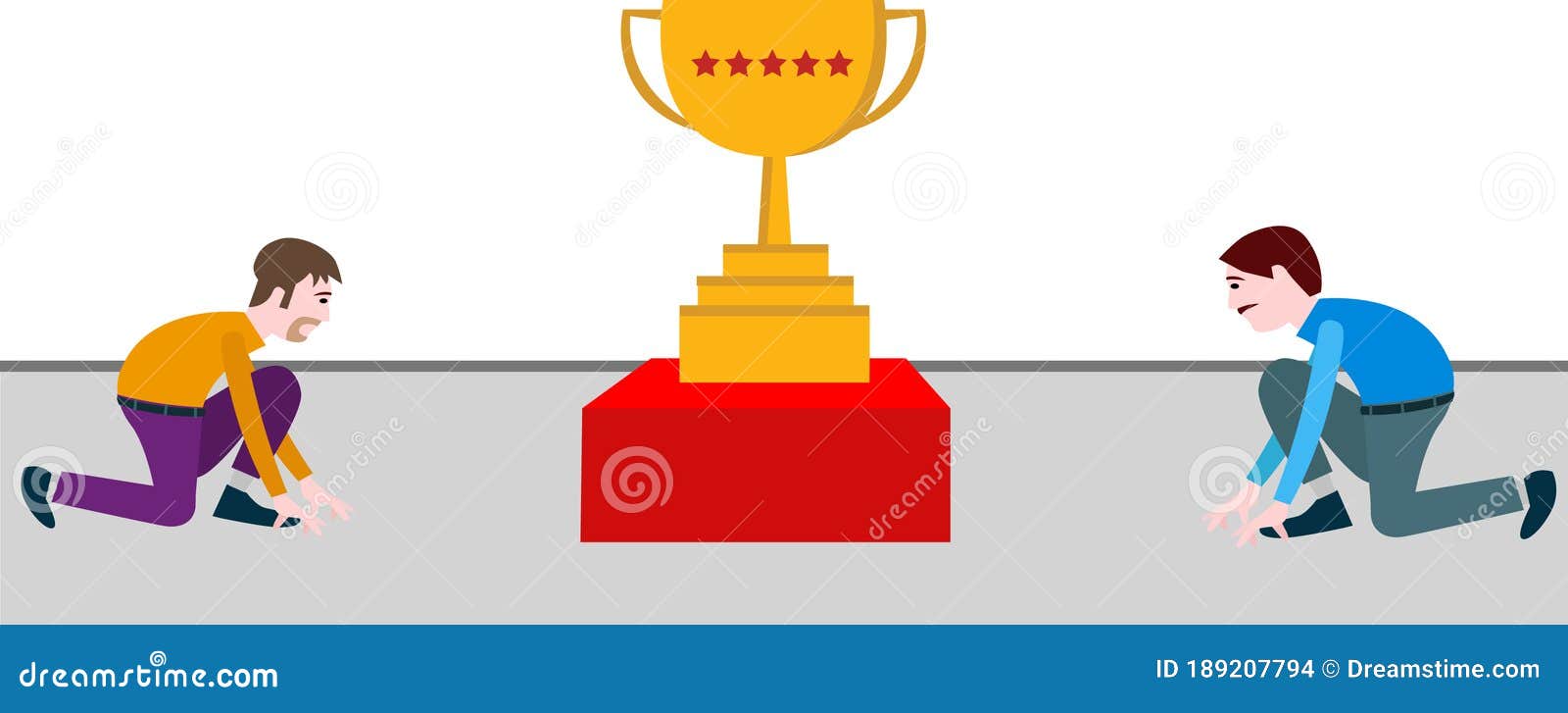 Competing For Same Target Stock Image | CartoonDealer.com #24561313